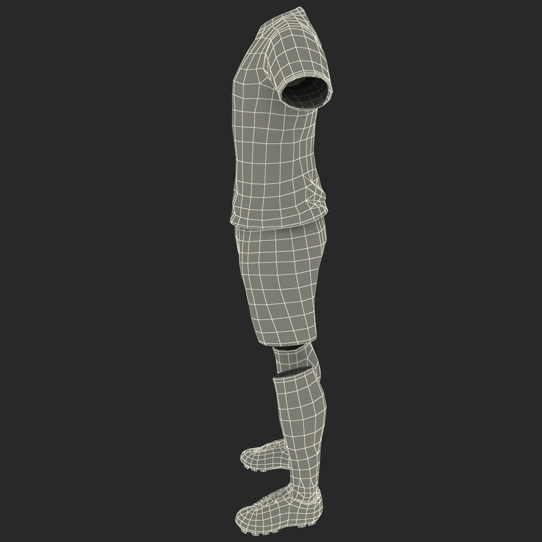 3d soccer clothes model