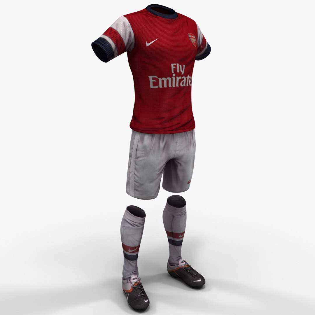 3d Soccer Clothes Model