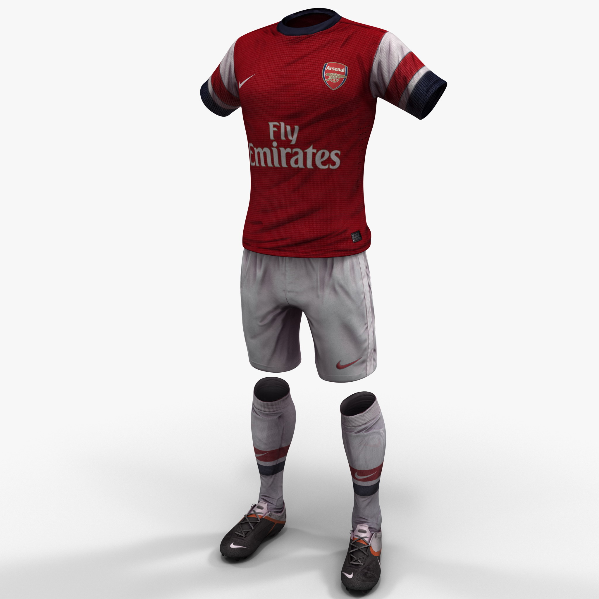 3d soccer clothes model