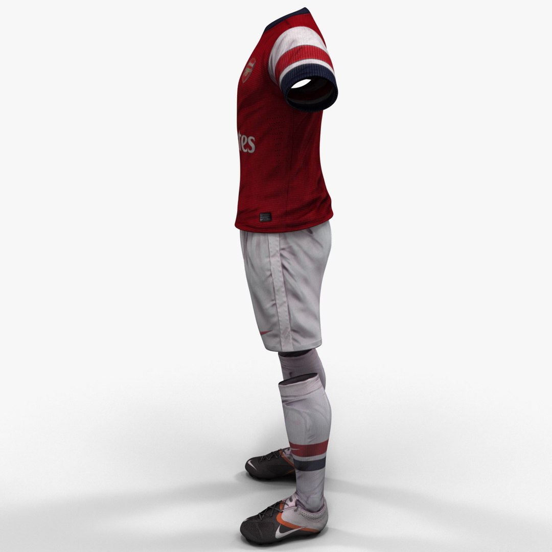 3d Soccer Clothes Model