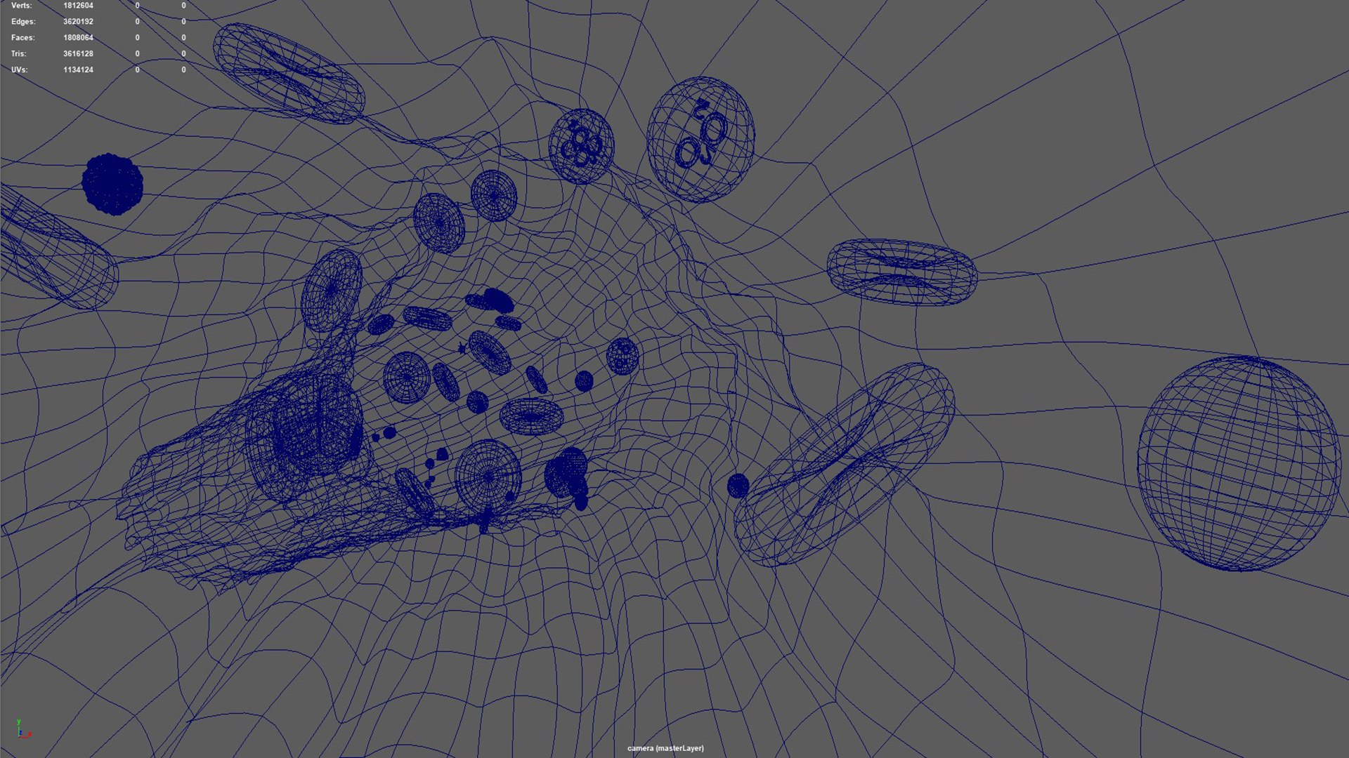 3D Blood Vessels With Blood Elements - TurboSquid 2187546
