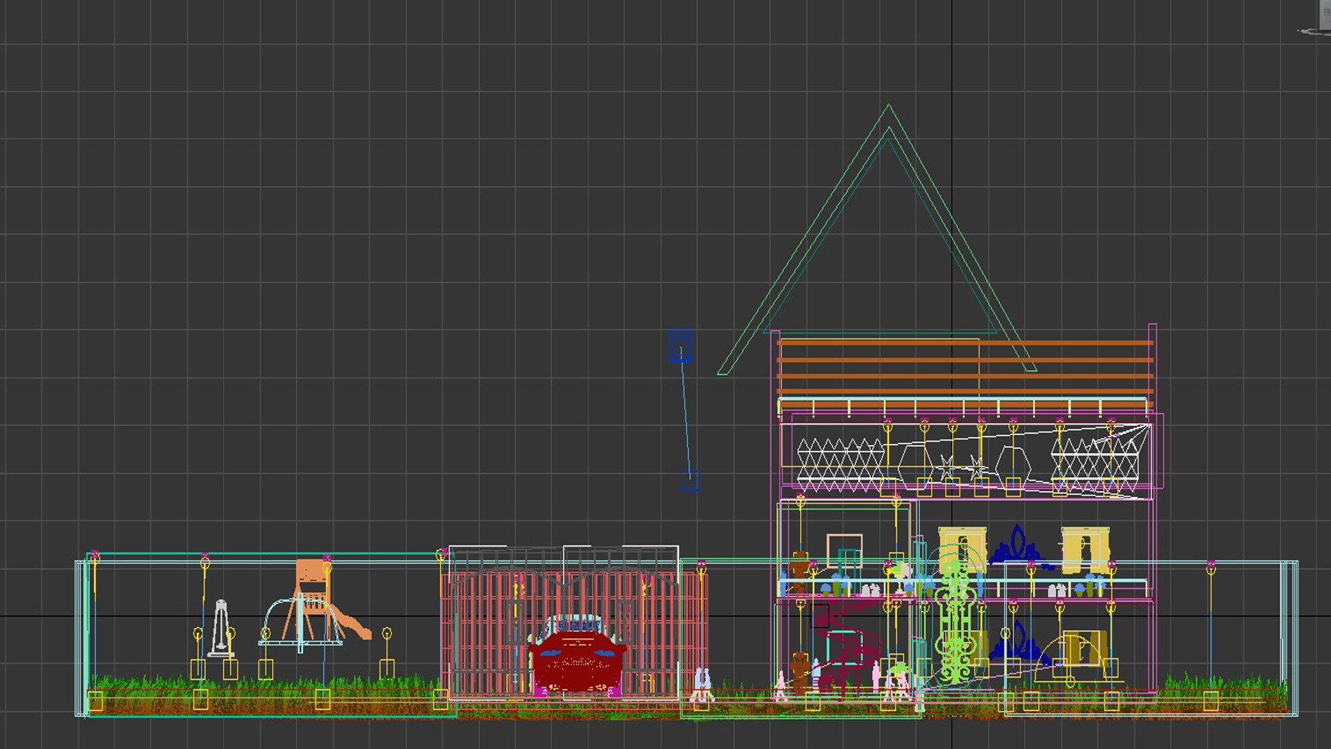 Exterior Night Scene 3D - TurboSquid 2130382