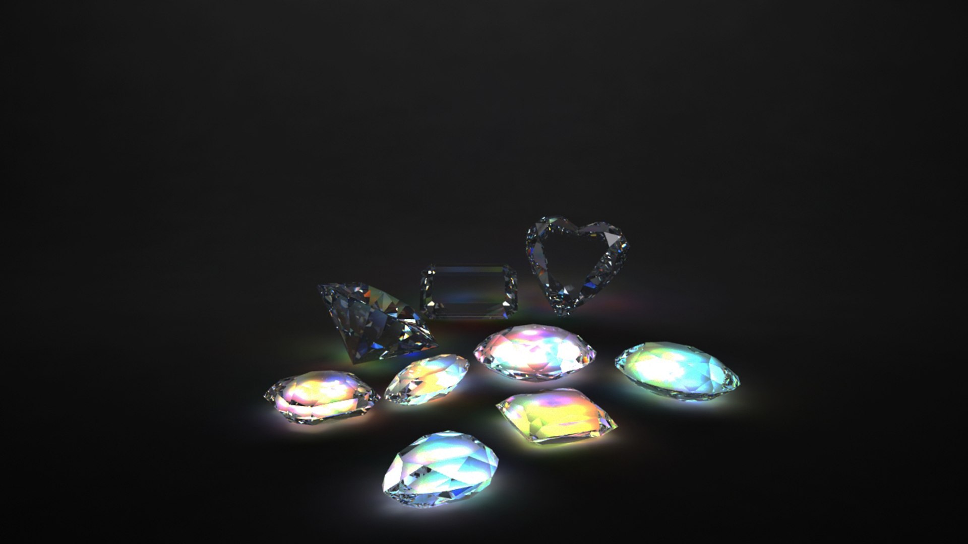 3d model diamond jewellery
