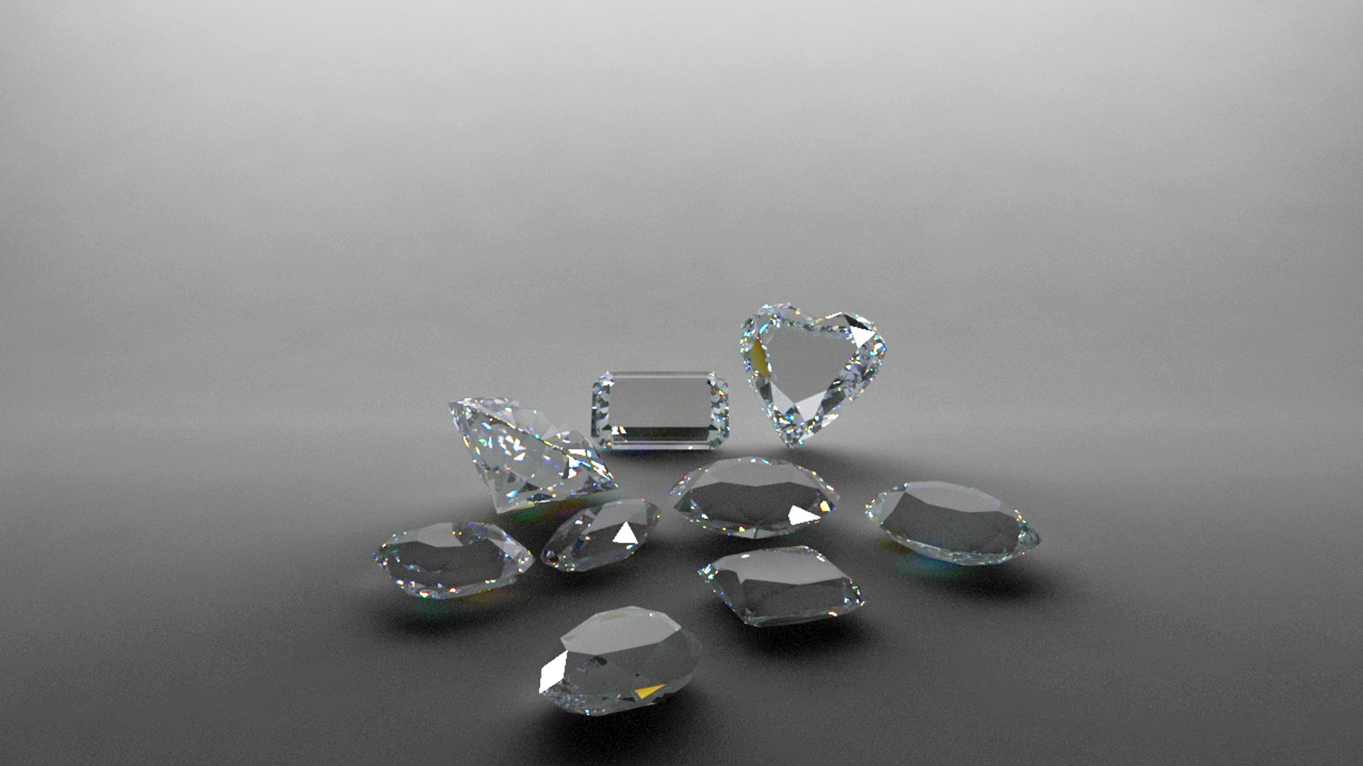 3d model diamond jewellery