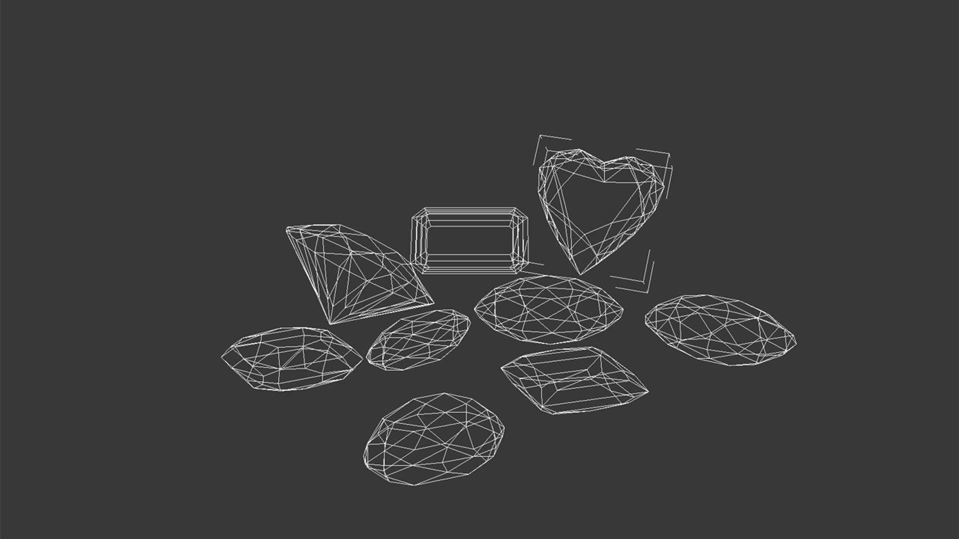 3d model diamond jewellery