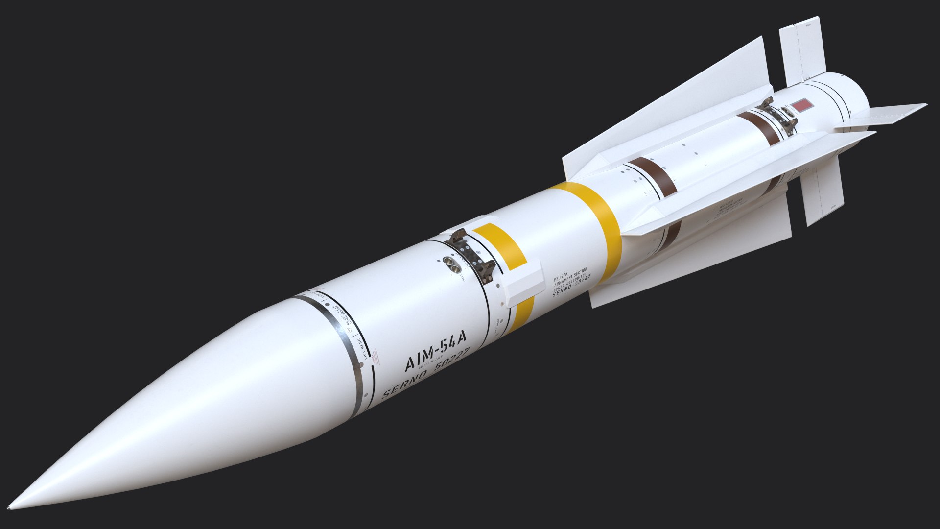 3D Phoenix Missile - TurboSquid 1417067