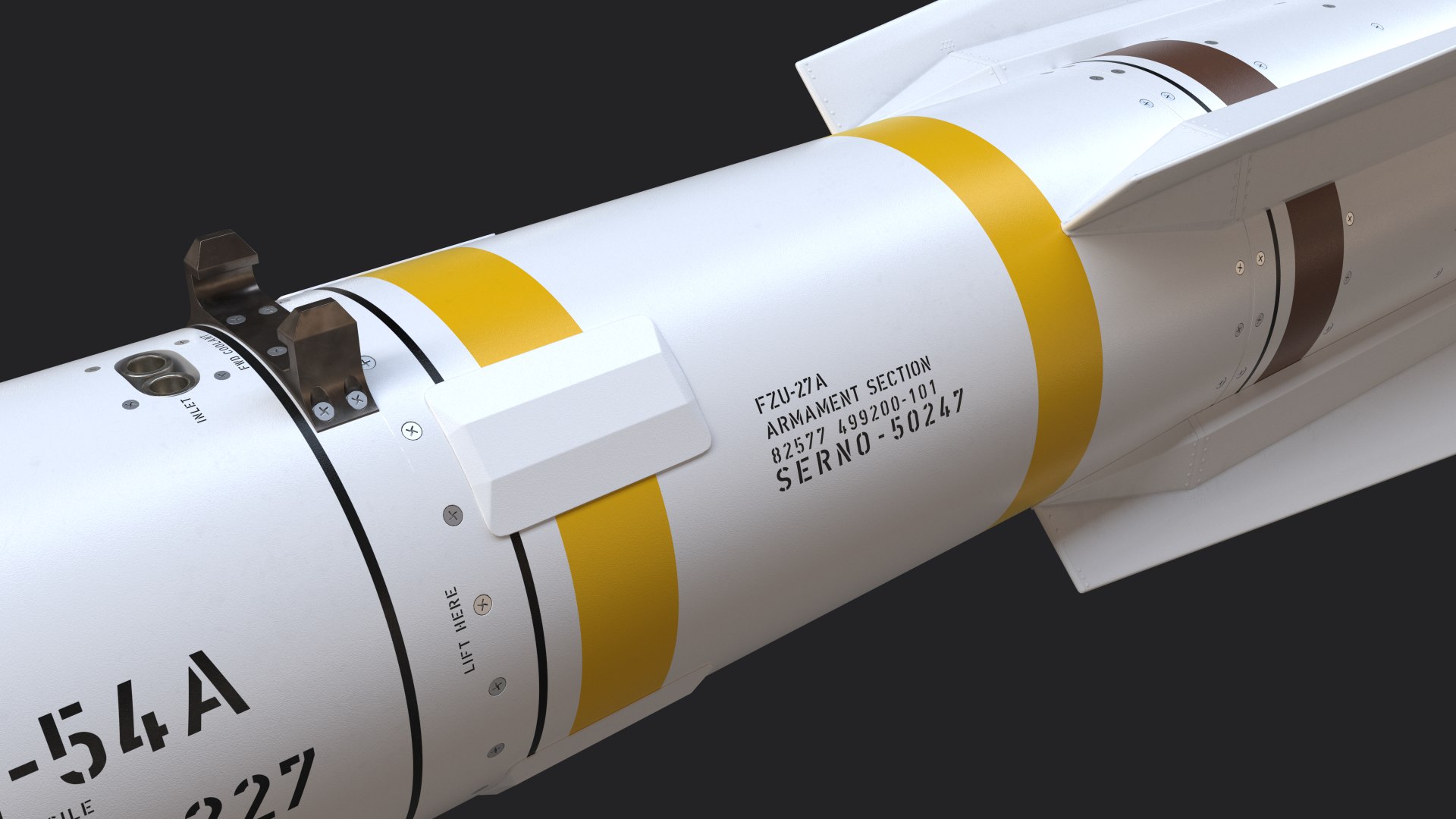 3D Phoenix Missile - TurboSquid 1417067
