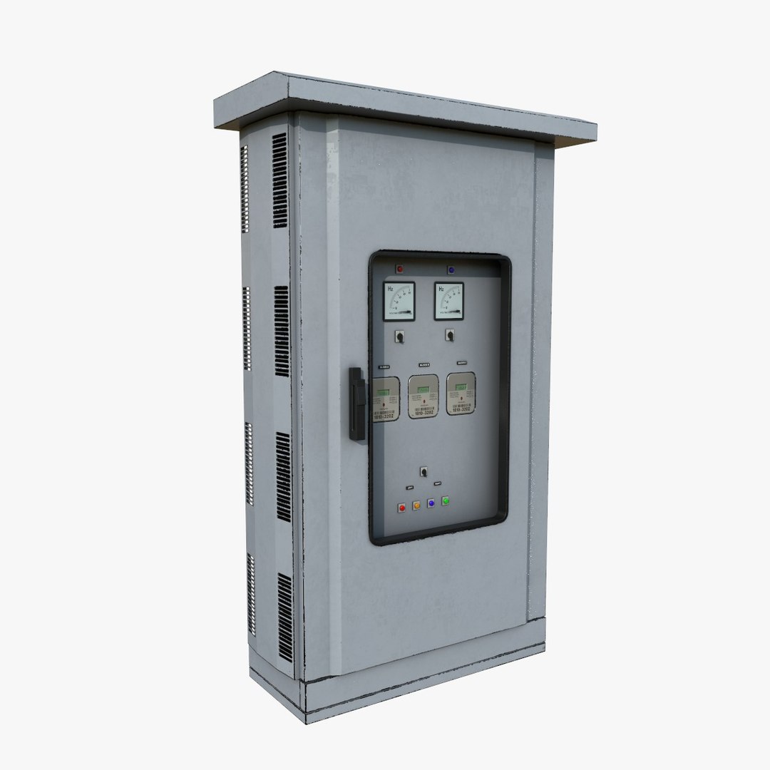 Street Power Box 3D - TurboSquid 1749305