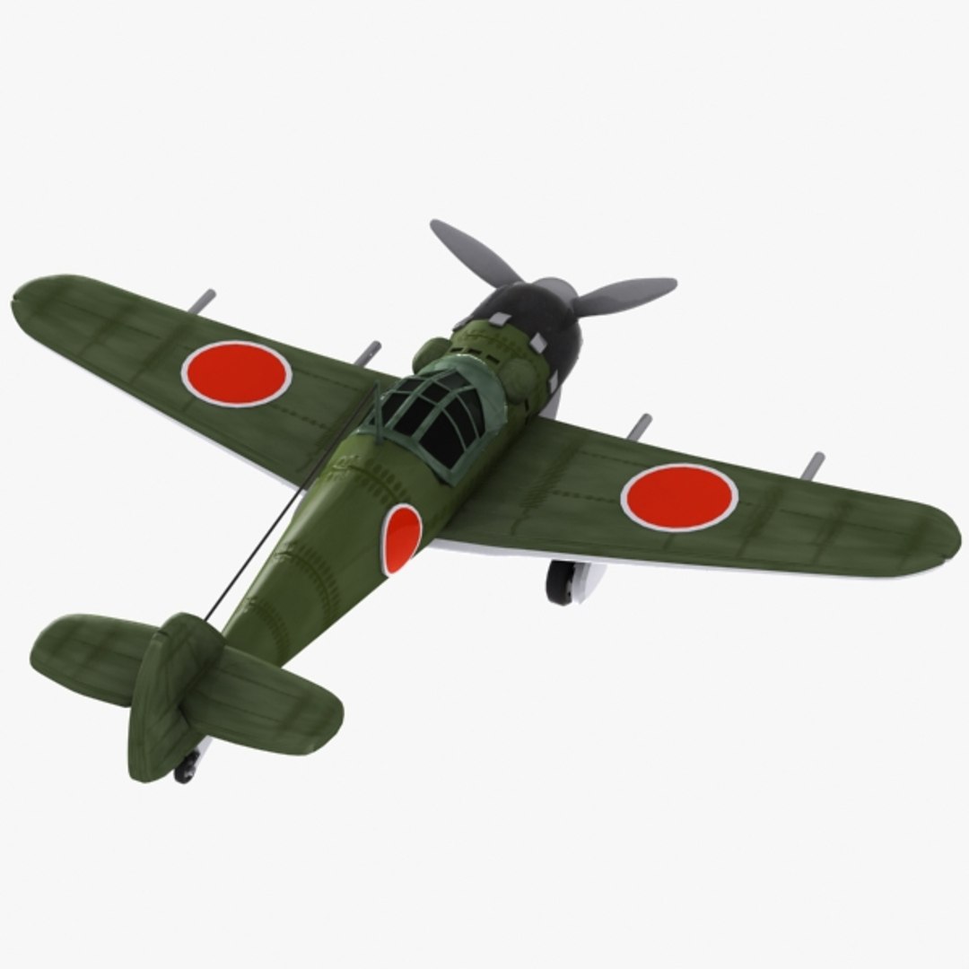 3ds Cartoon Japanese Aircraft