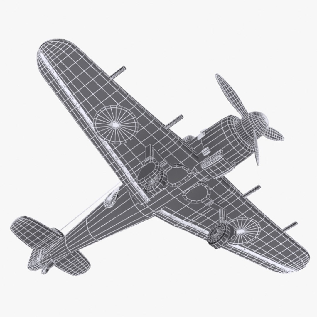 3ds Cartoon Japanese Aircraft