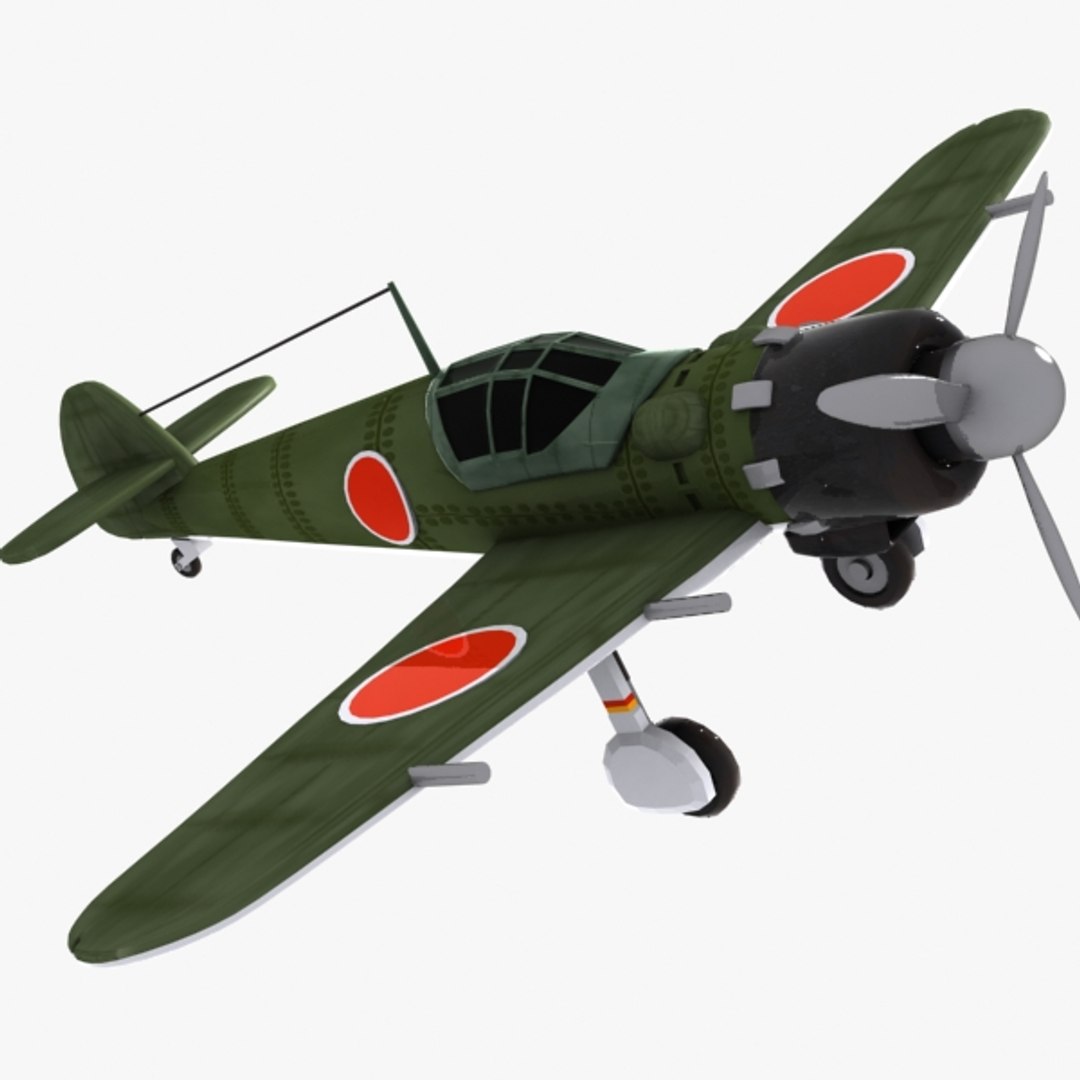3ds Cartoon Japanese Aircraft