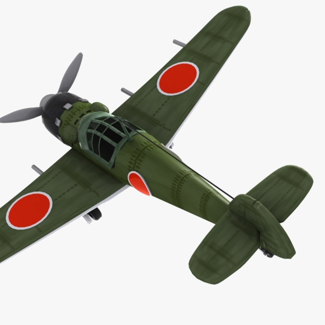 3ds Cartoon Japanese Aircraft