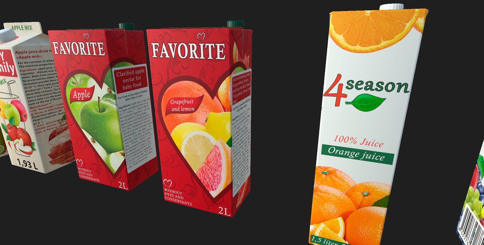 3D model juice drink - TurboSquid 1491985