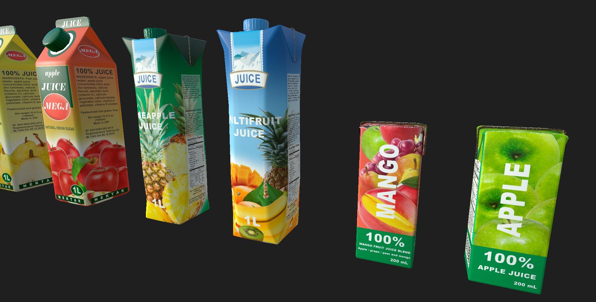 3D model juice drink - TurboSquid 1491985