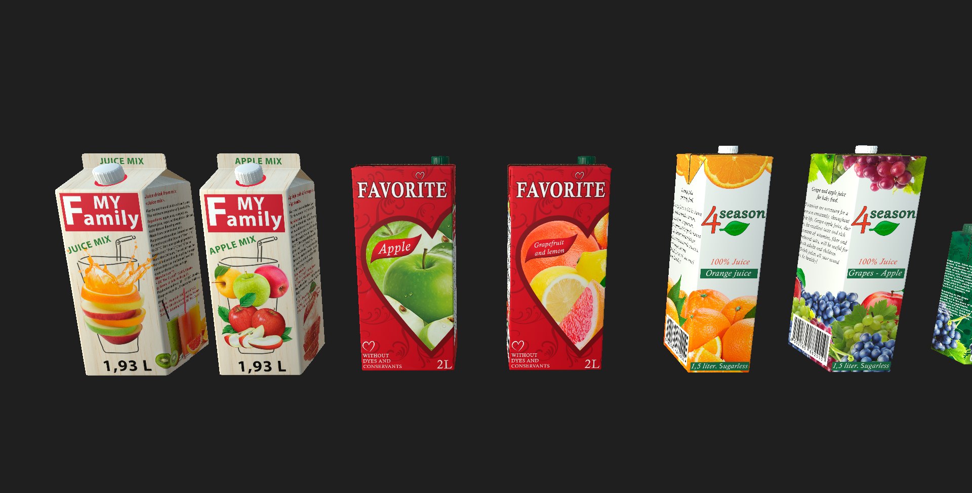 3D model juice drink - TurboSquid 1491985