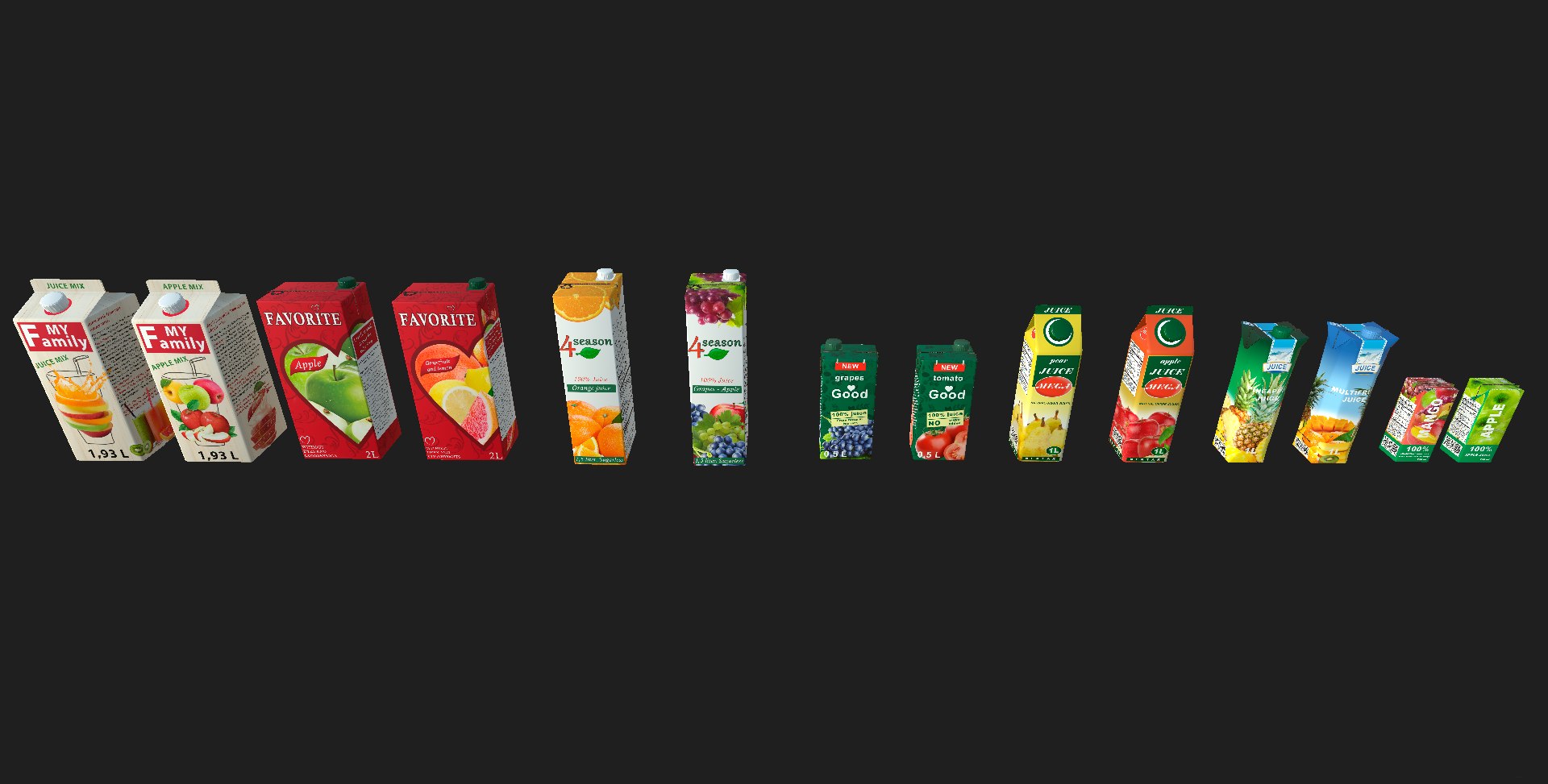 3D model juice drink - TurboSquid 1491985