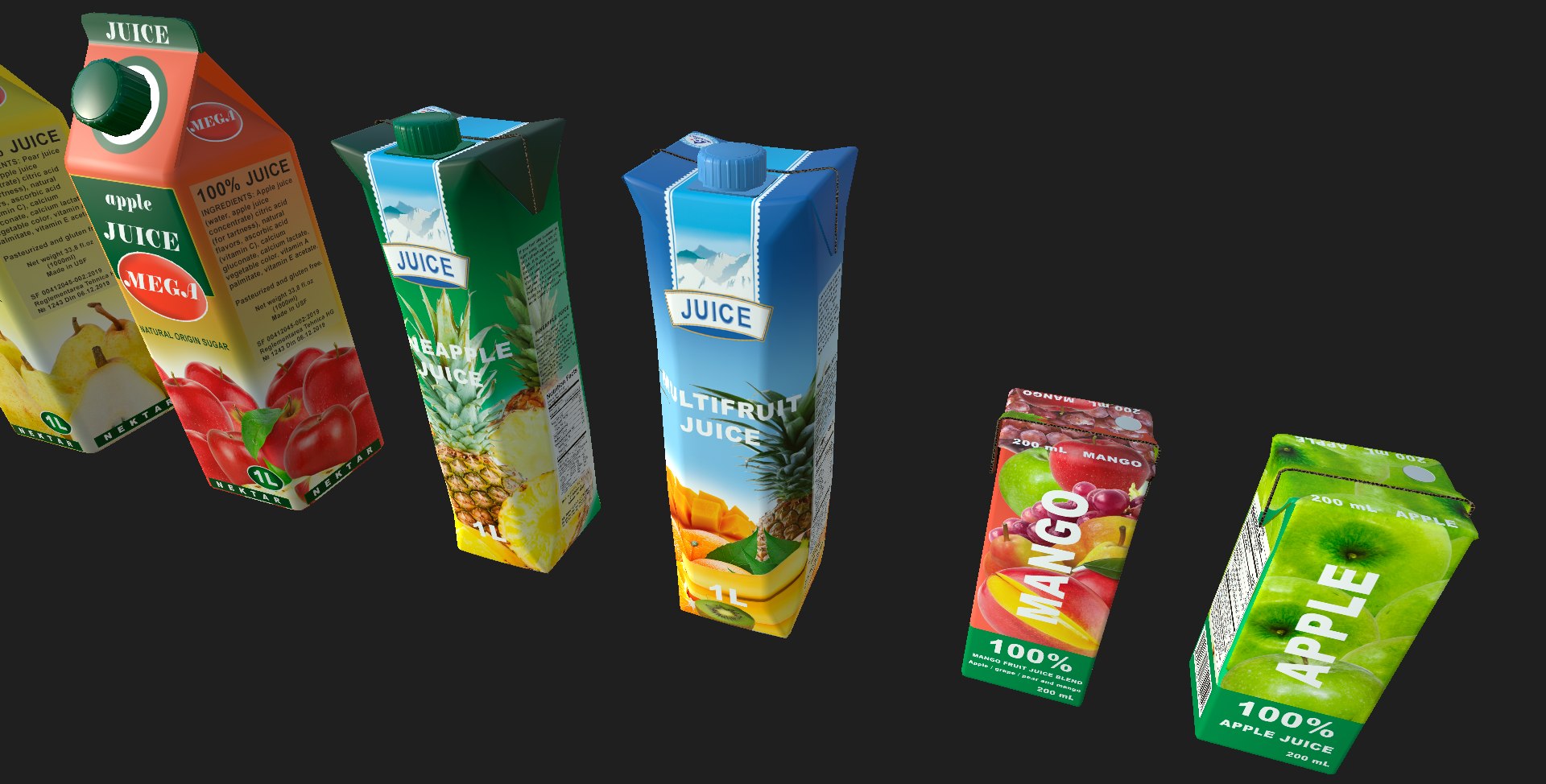 3D model juice drink - TurboSquid 1491985