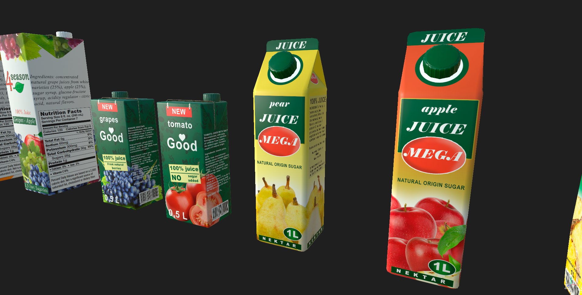 3D model juice drink - TurboSquid 1491985