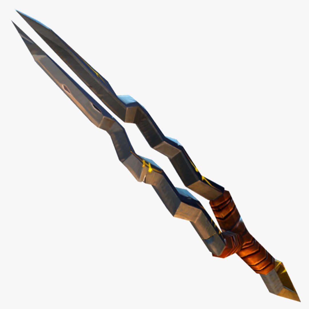 3d Model Sword Polys
