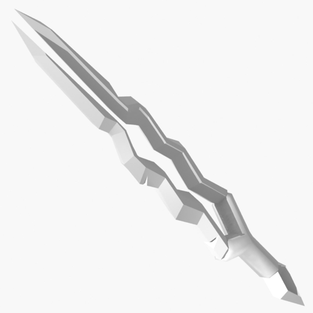 3d Model Sword Polys