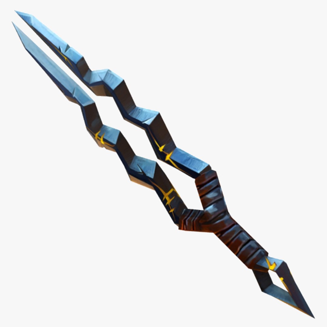 3d Model Sword Polys