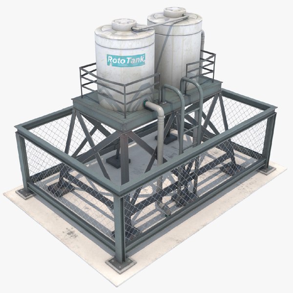 3D water tank model - TurboSquid 1254179