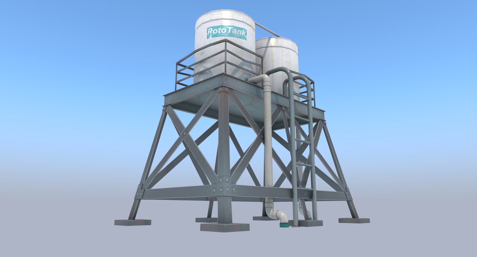 3D Water Tank Model - TurboSquid 1254179