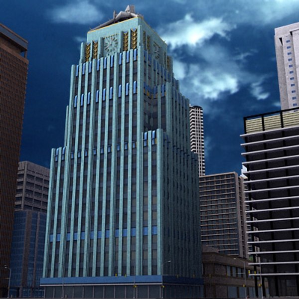 3d tileable city blocks buildings