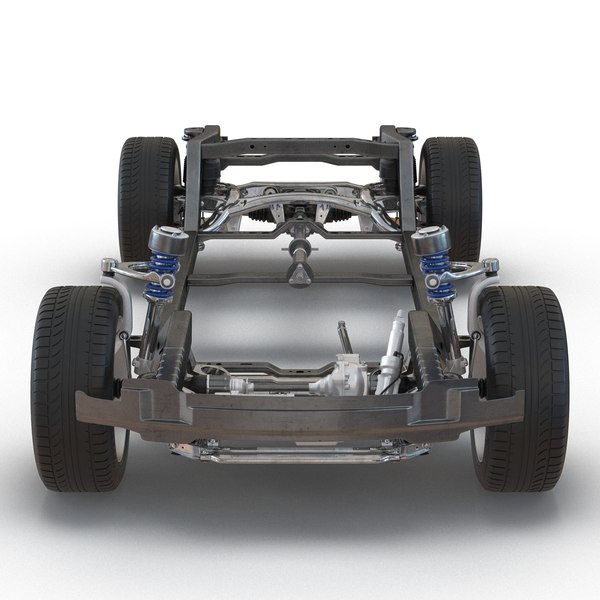 3d model suv chassis frame