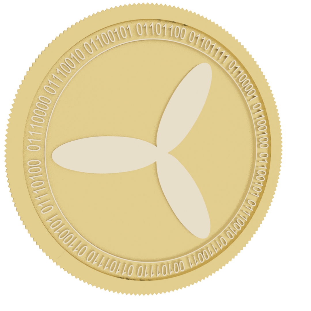 3D Te Food Gold Coin - TurboSquid 1556579