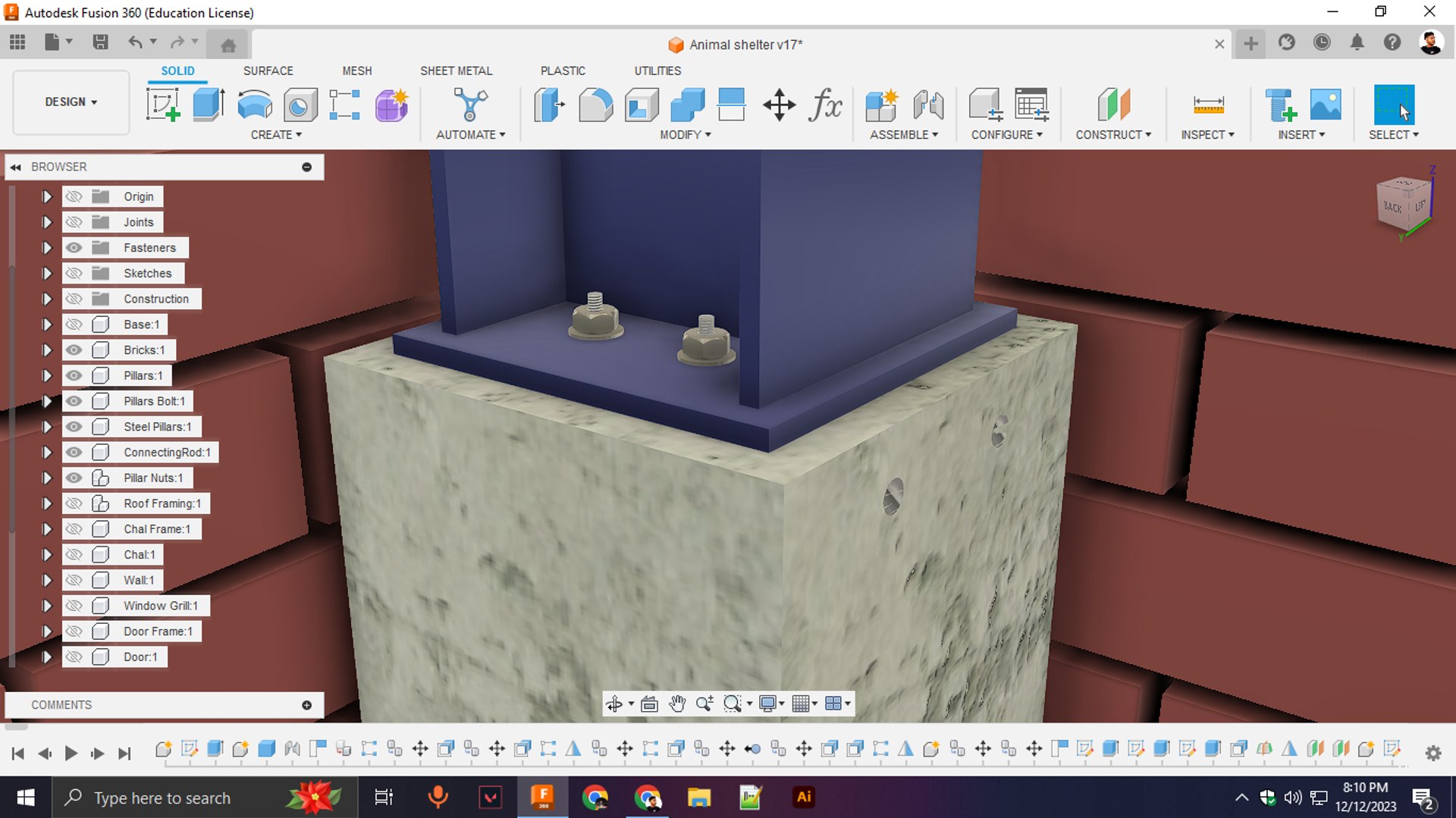3D Tin Roof House With Steel Structure Model - TurboSquid 2172158