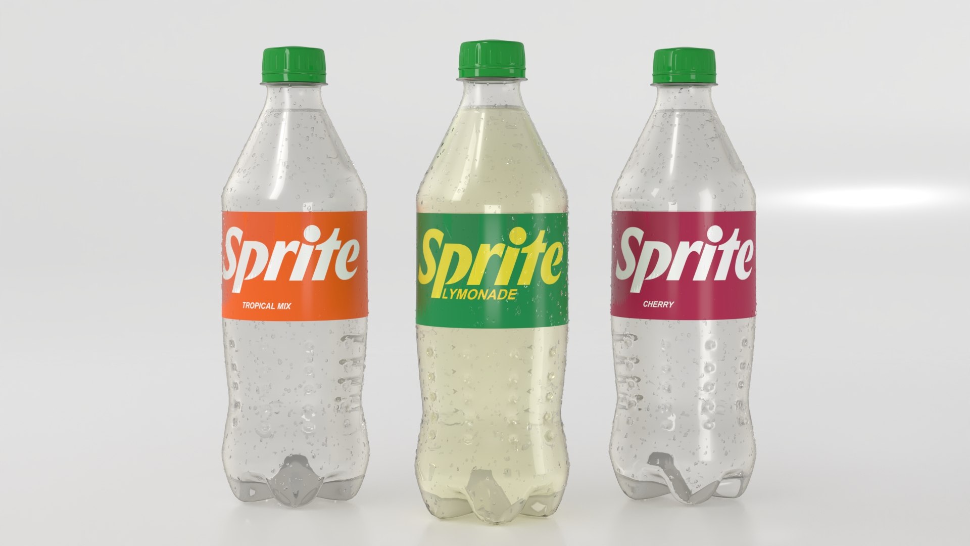 Sprite New Bottle 3D Model 3D Model - TurboSquid 2381788