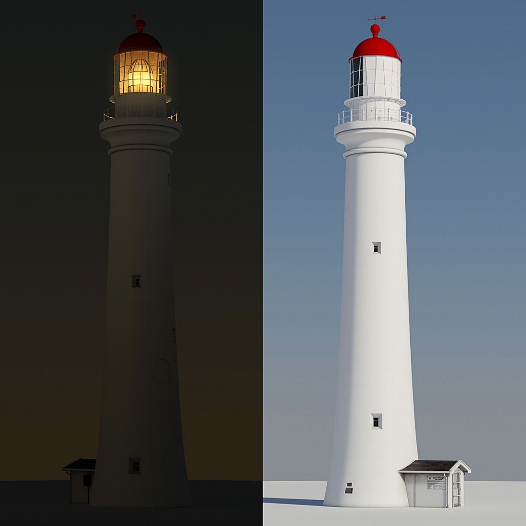3ds Split Point Lighthouse