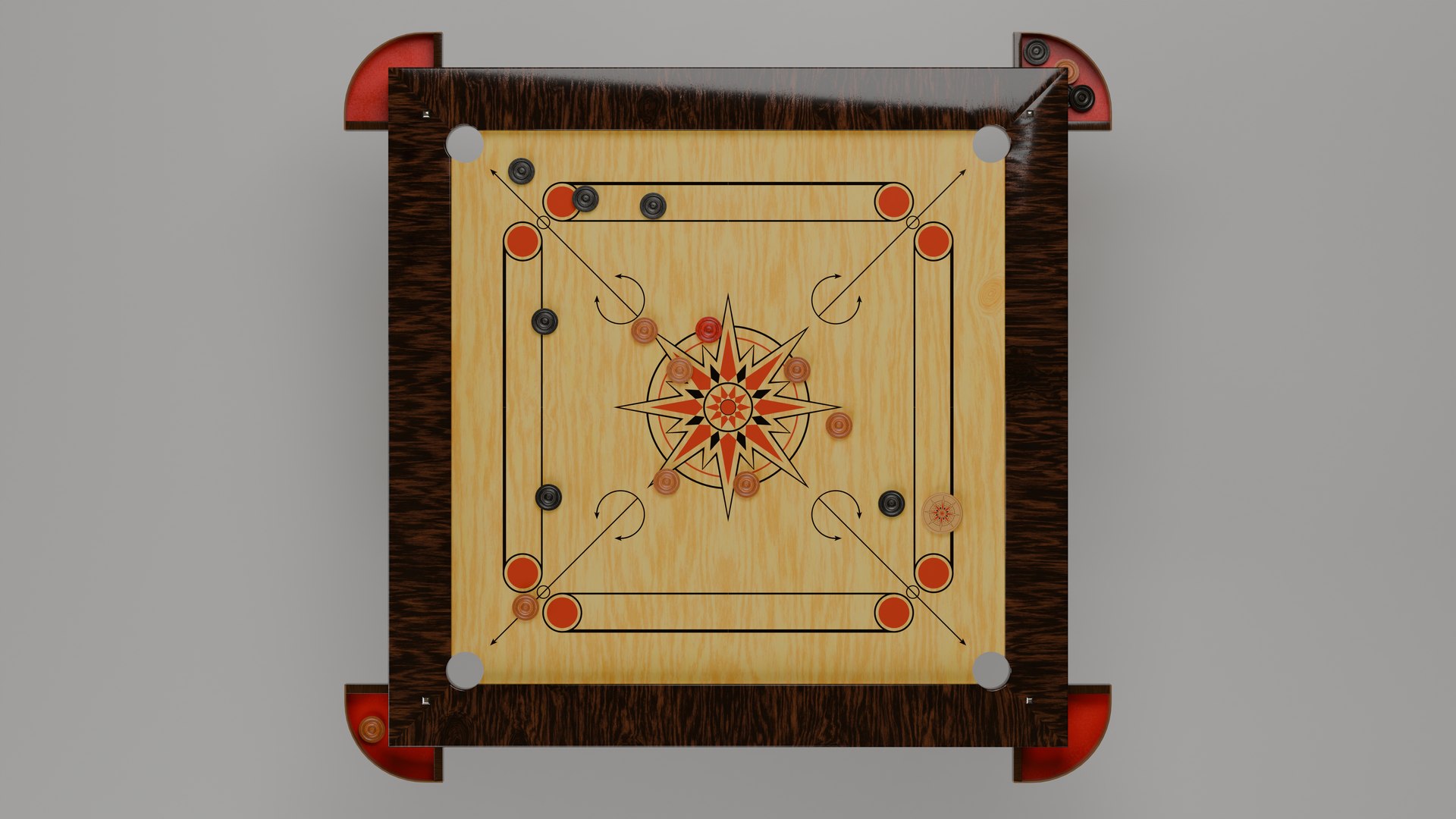 Carrom Board 3D - TurboSquid 2286520