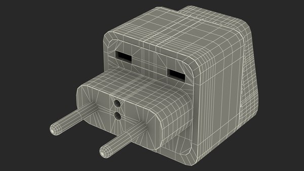 3D model Electrical Plug Adapters Collection - TurboSquid 1842394