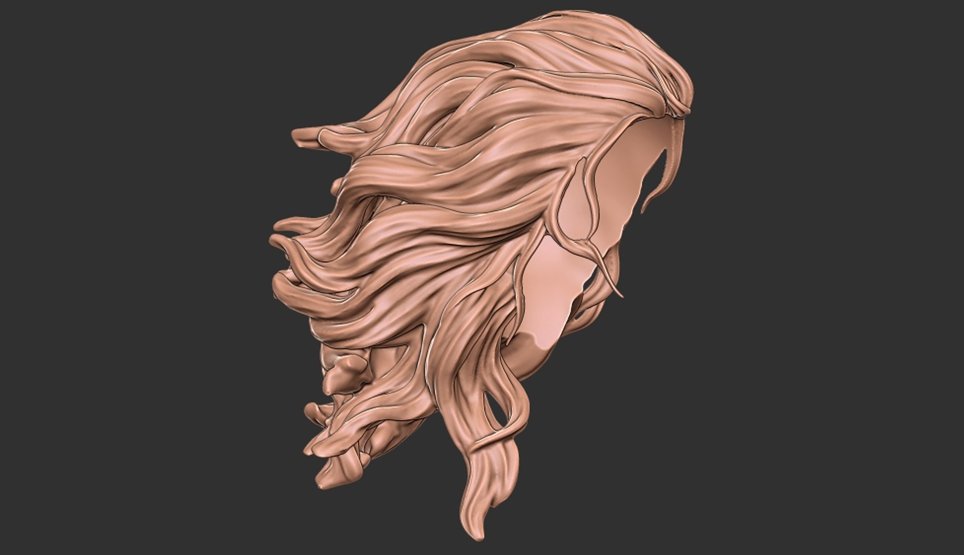 Hair 37 Model - TurboSquid 1901343
