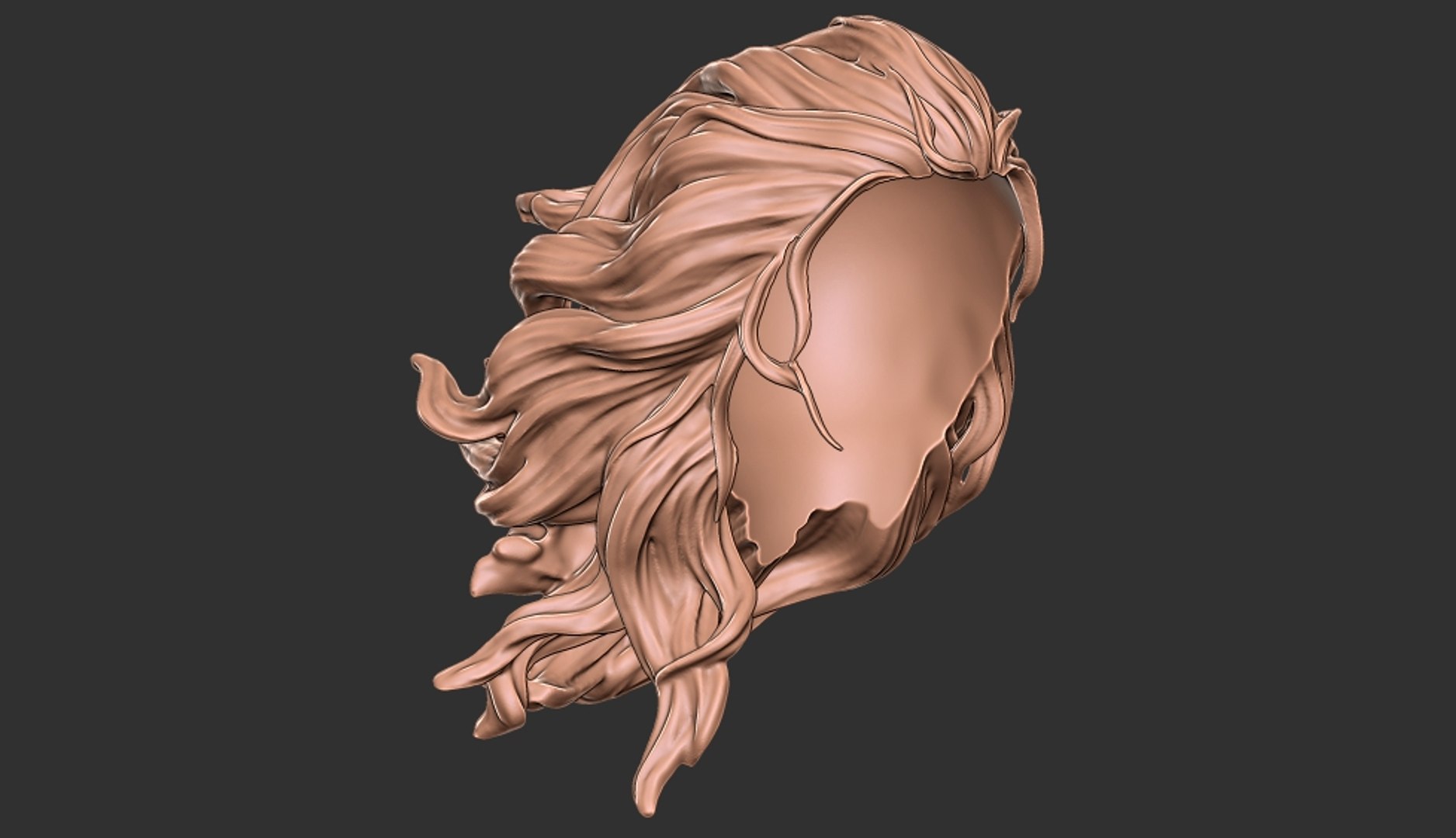 Hair 37 Model - TurboSquid 1901343