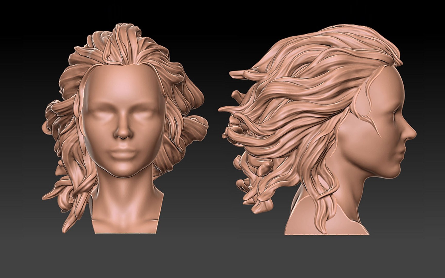 Hair 37 Model - TurboSquid 1901343