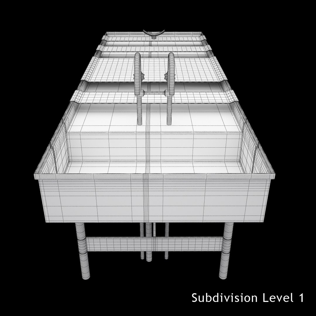 medical autopsy table 3d max