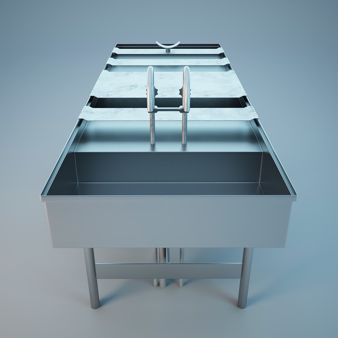 medical autopsy table 3d max