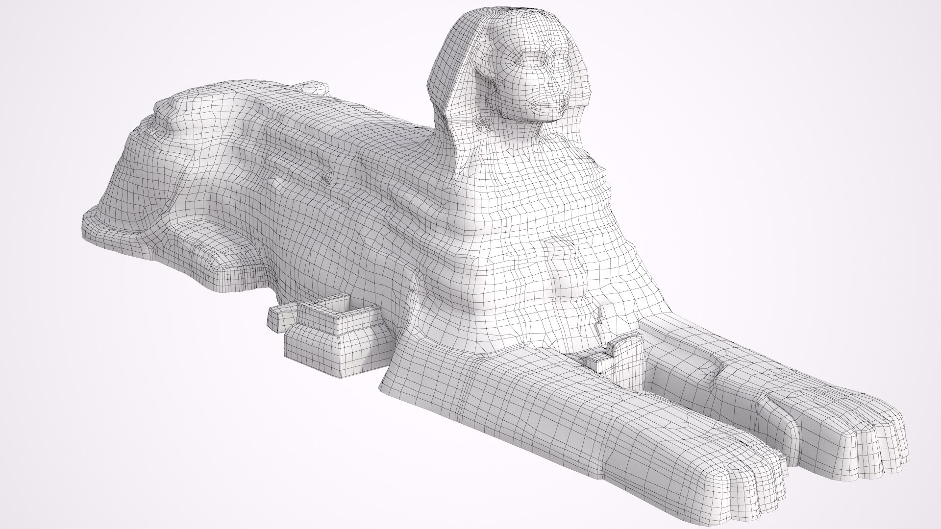 Remastered Great Sphinx Of Giza Based 3D Scan 3D Model - TurboSquid 2341440