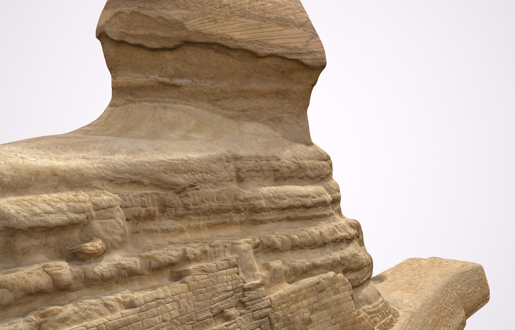 Remastered Great Sphinx Of Giza Based 3D Scan 3D Model - TurboSquid 2341440