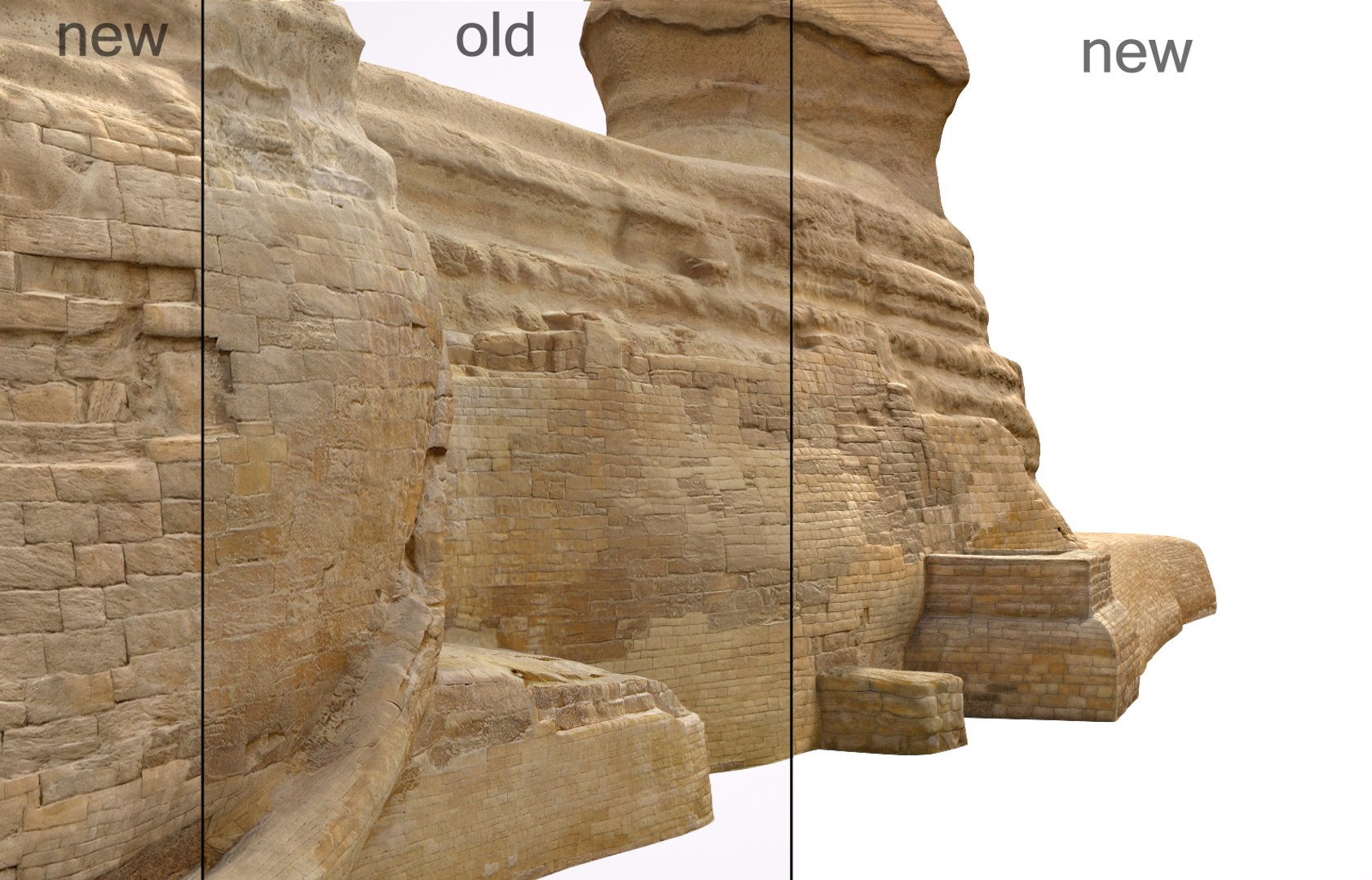 Remastered Great Sphinx Of Giza Based 3D Scan 3D Model - TurboSquid 2341440