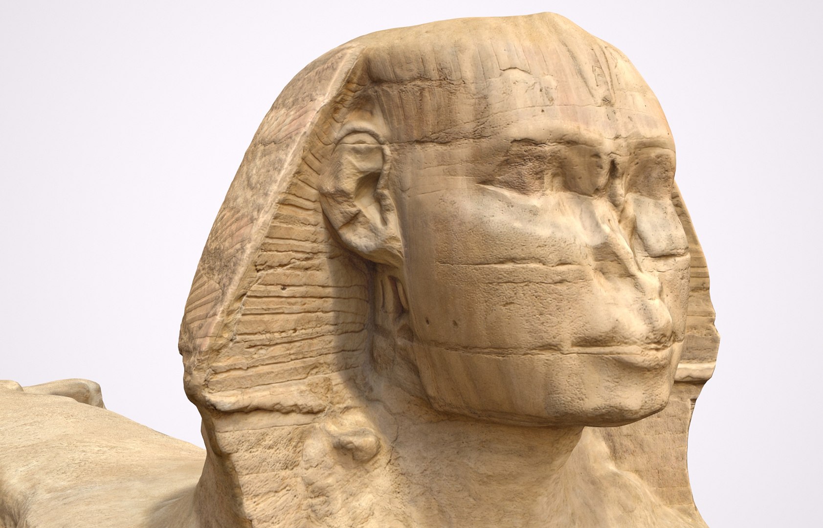 Remastered Great Sphinx Of Giza Based 3D Scan 3D Model - TurboSquid 2341440