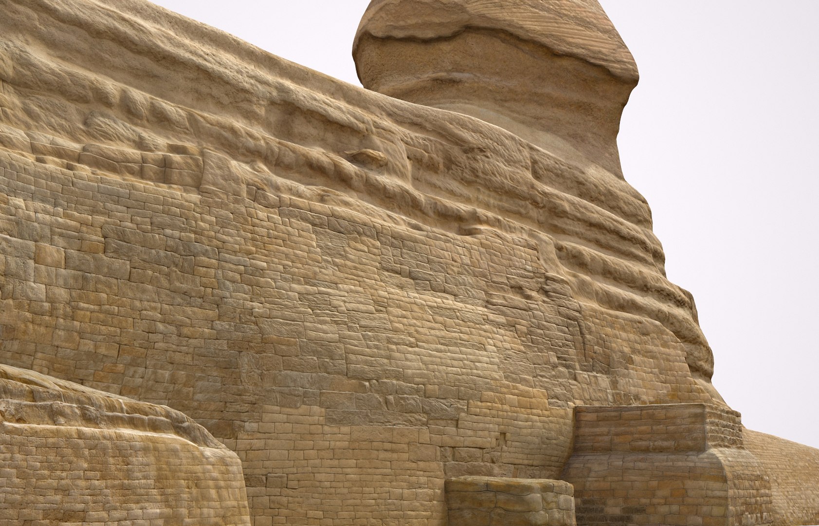 Remastered Great Sphinx Of Giza Based 3D Scan 3D Model - TurboSquid 2341440