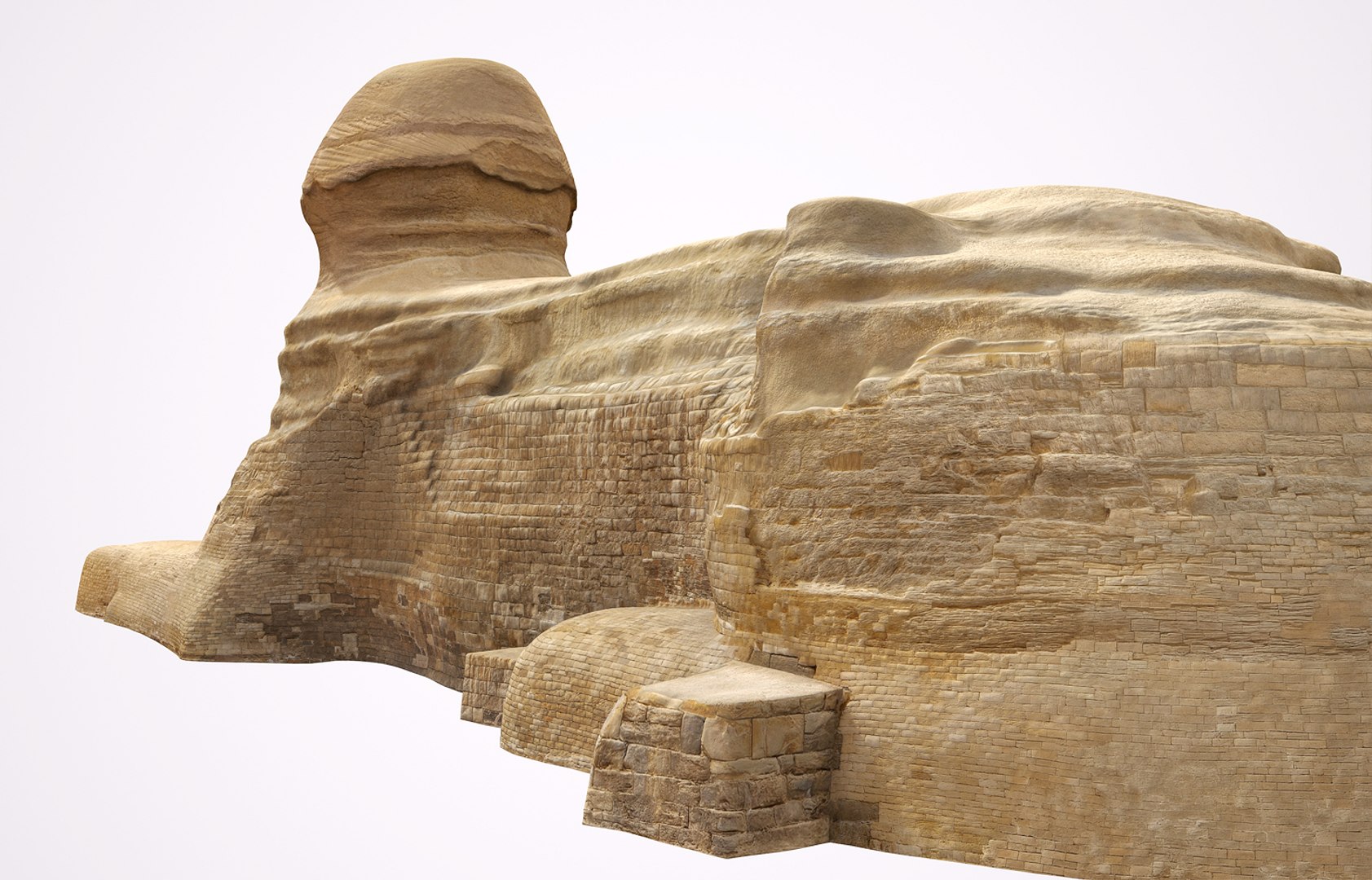 Remastered Great Sphinx Of Giza Based 3D Scan 3D Model - TurboSquid 2341440