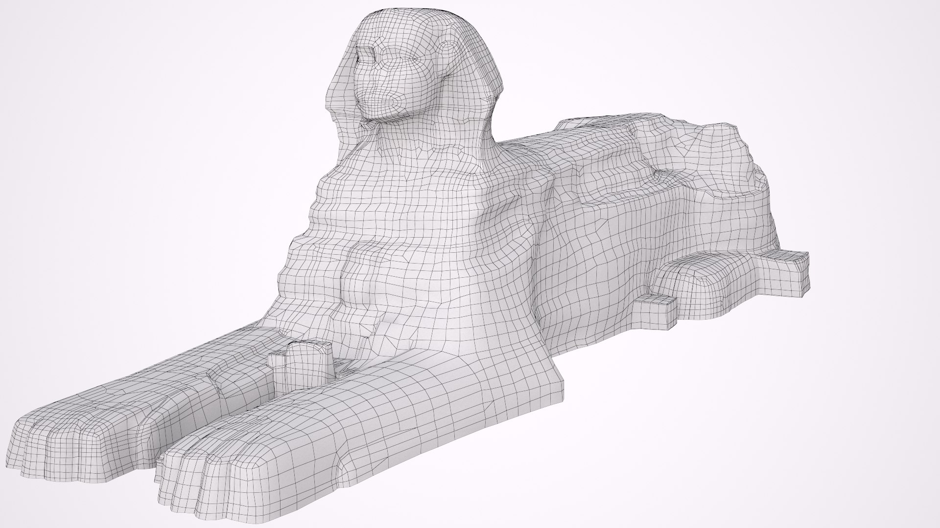 Remastered Great Sphinx Of Giza Based 3D Scan 3D Model - TurboSquid 2341440