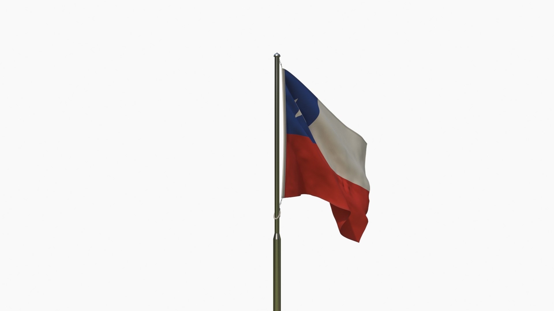 Animated Chile Flag Model - TurboSquid 1795594