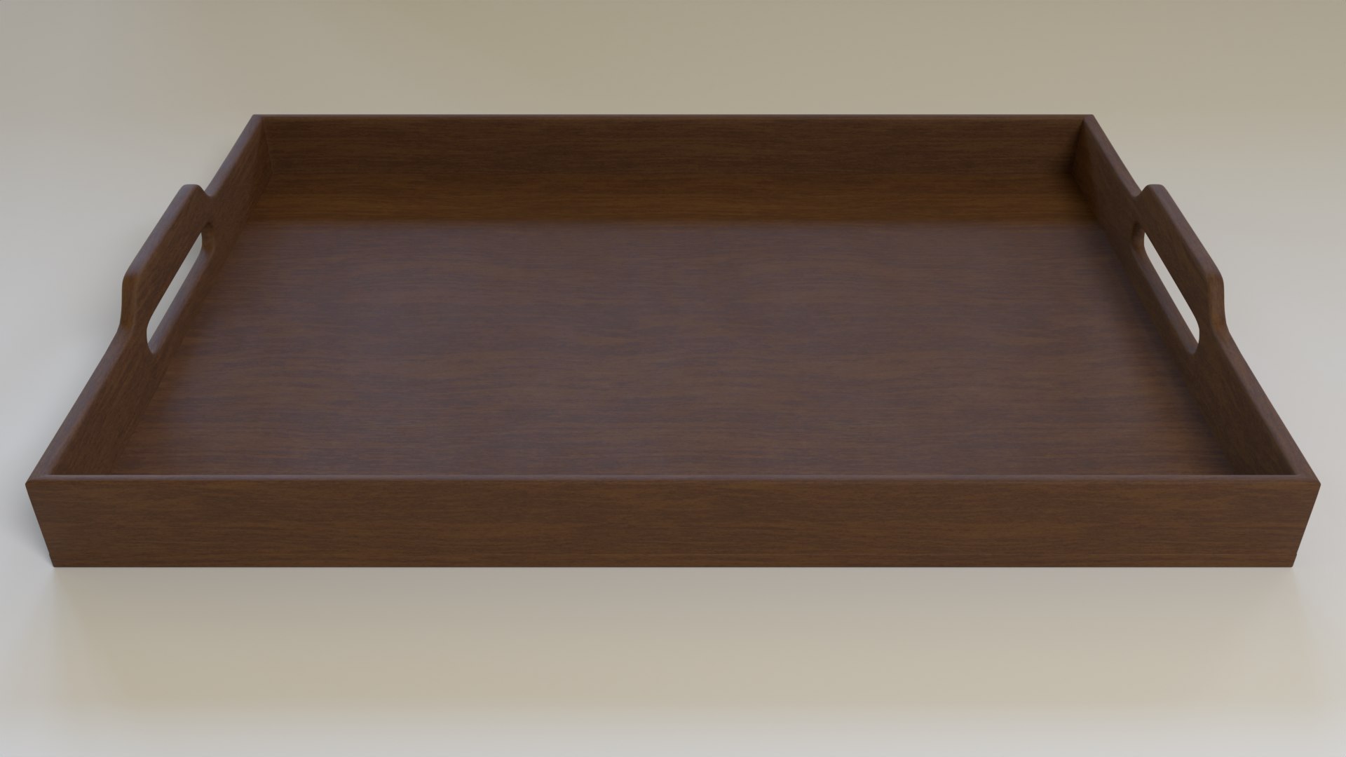 Wooden Serving Tray 3D Model - TurboSquid 1963520