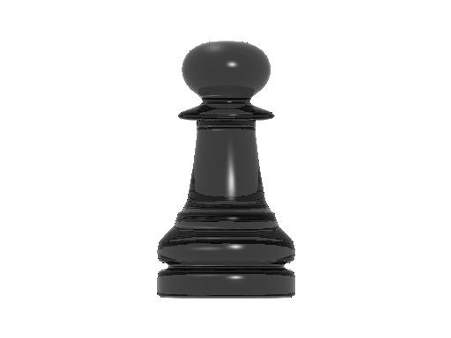 3d chess pawn model